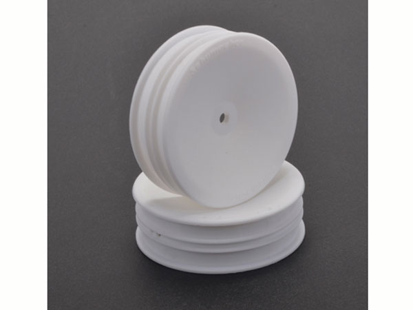 Schumacher 2wd Front Slim Wheels (Hex) – (White) – Off Road – pr – SEMCS